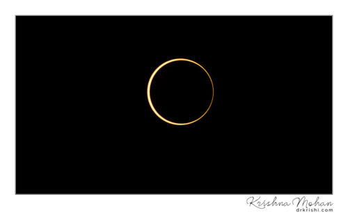 Annular Solar Eclipse 2019 – Krishna Mohan Photography